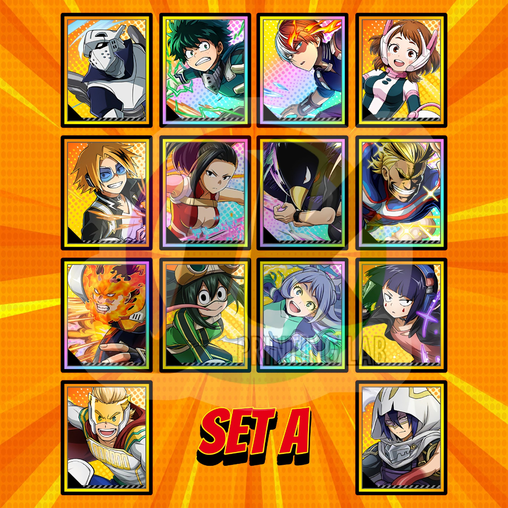 My Hero Academia, Boku No Hero Academia Vinyl Sticker Set [14pcs ...