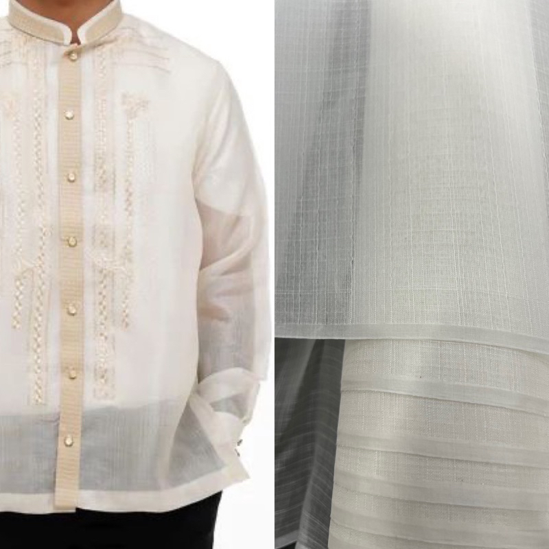 Plain Cocoon Fabric for Barong Tagalog (Per Yard) | Shopee Malaysia