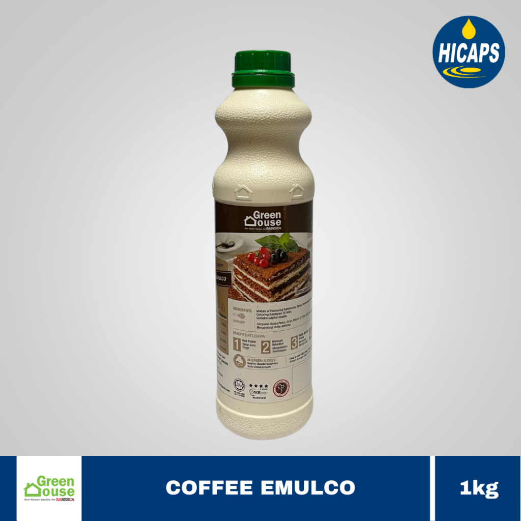 Hicaps Greenhouse Coffee Emulco 1Kg (Flavor And Color) | Shopee Malaysia