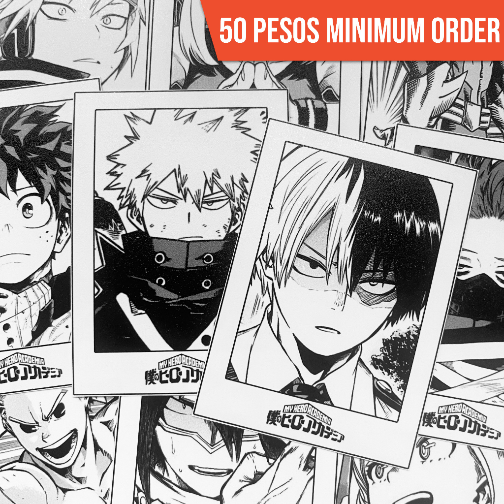 My Hero Academia Anime Manga Photocard (Photopaper) | Shopee Malaysia