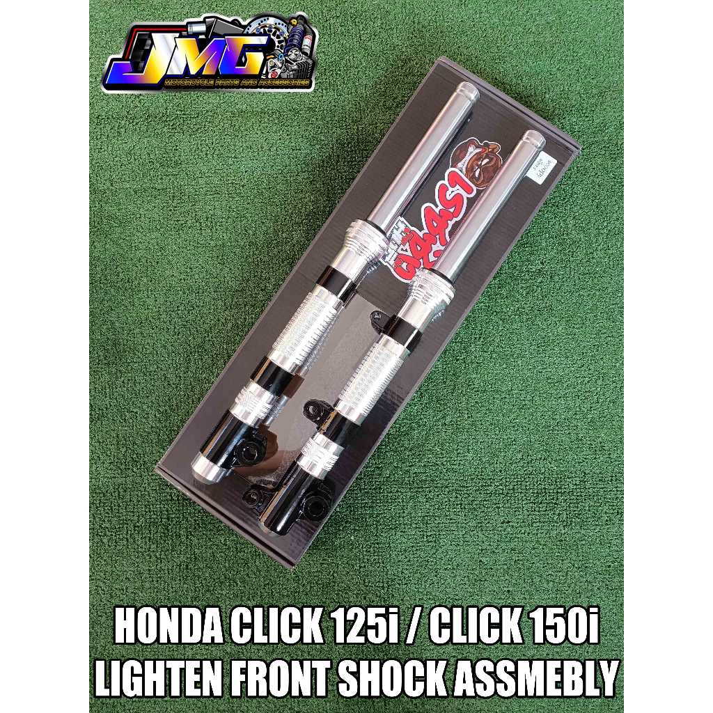 LIGHTEN FRONT SHOCK ASSEMBLY HONDA CLICK 125i / CLICK 150i SILVER | Shopee Malaysia