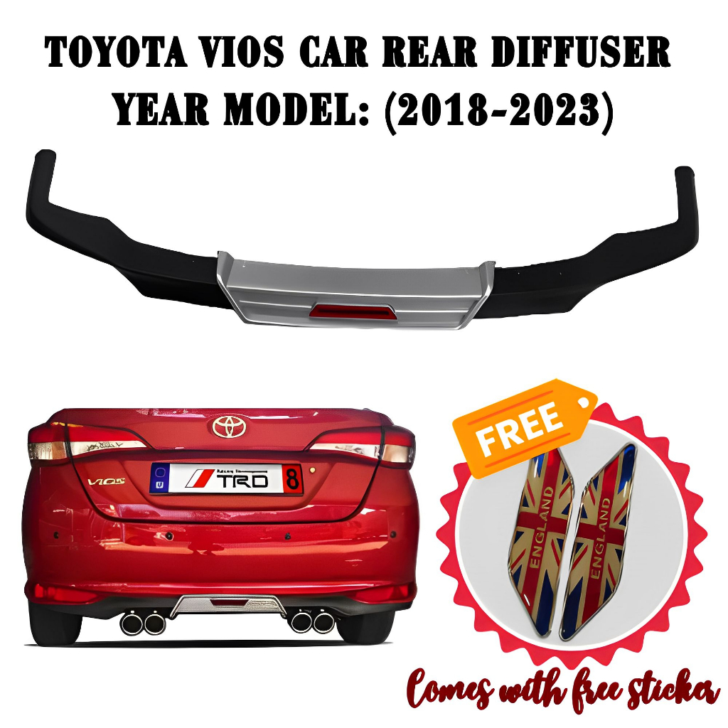 OAPC 2018 2019 2020 2021 2022 2023 TOYOTA VIOS Car Rear Bumper ...