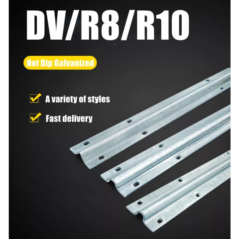 1pc Bolt Down Galvanized Ground Track, U or V Sliding Gate Bottom/Floor ...