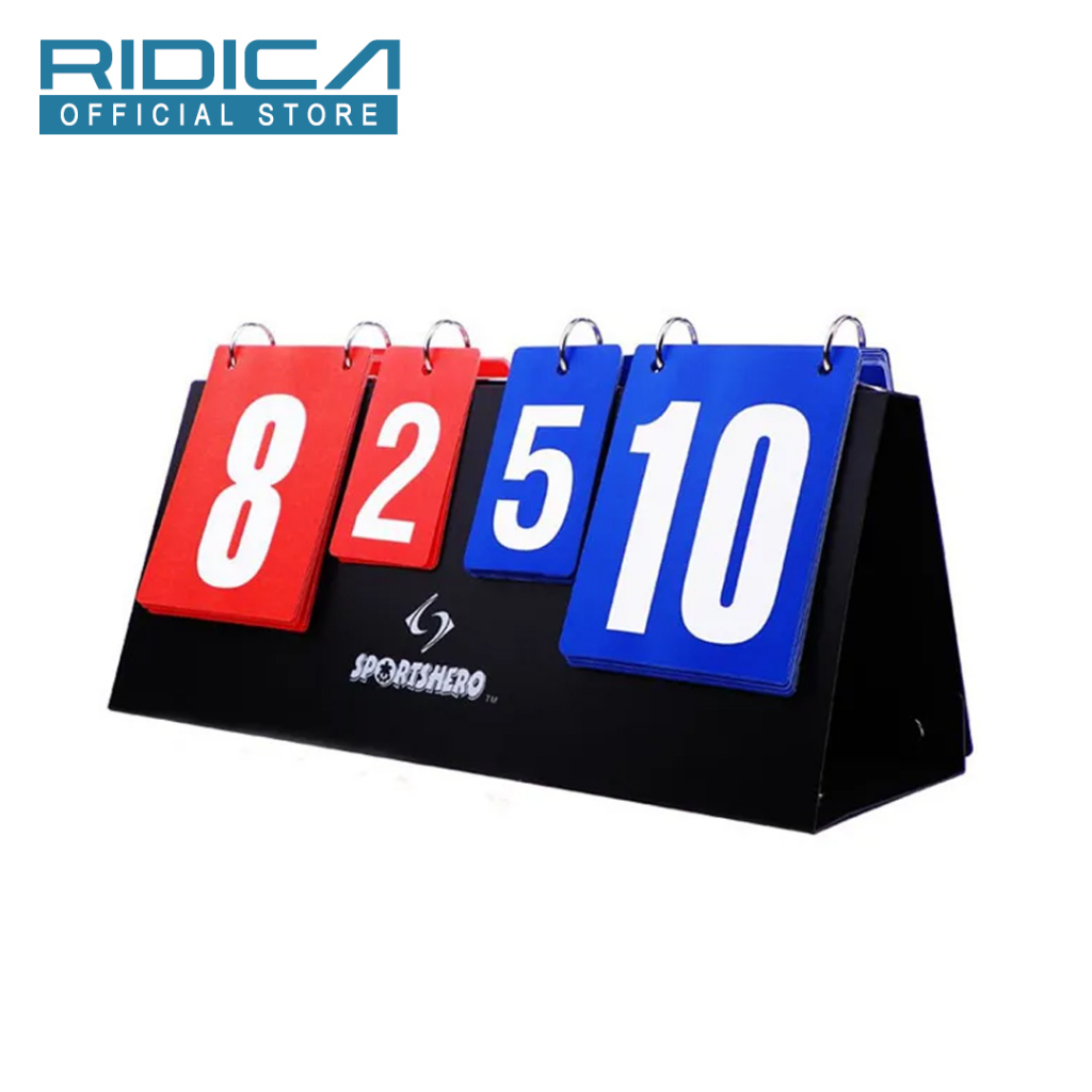 RIDICA Handheld Portable Score Board 4 Digits Scoreboard for Sports ...