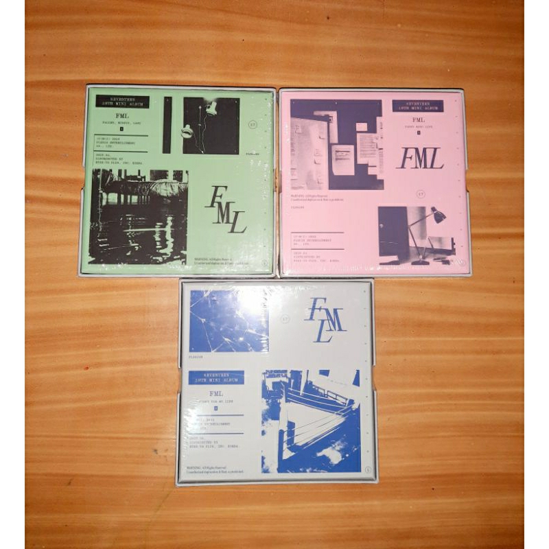 SEVENTEEN FML SEALED ALBUM (10th Mini Album) | Shopee Malaysia