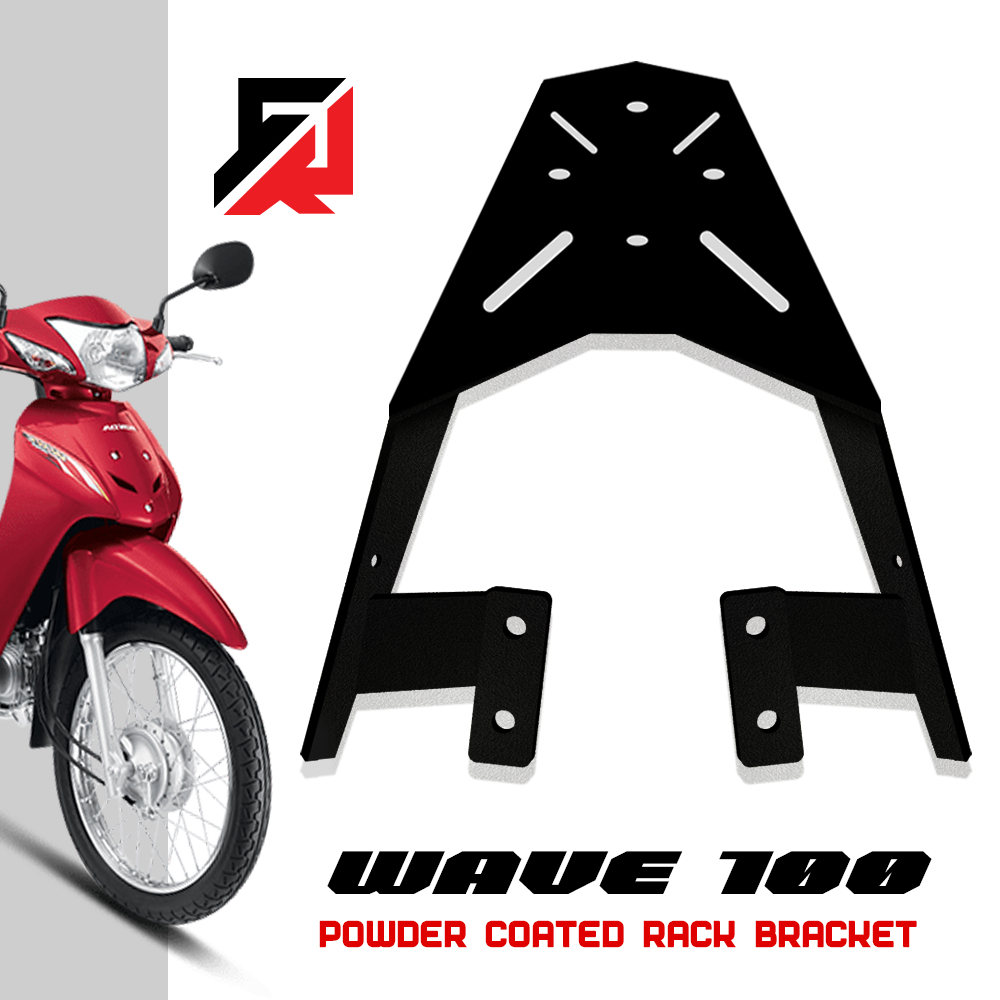 Honda Wave 100/125 Top box bracket / Power Rack / Monorack / Powder ...