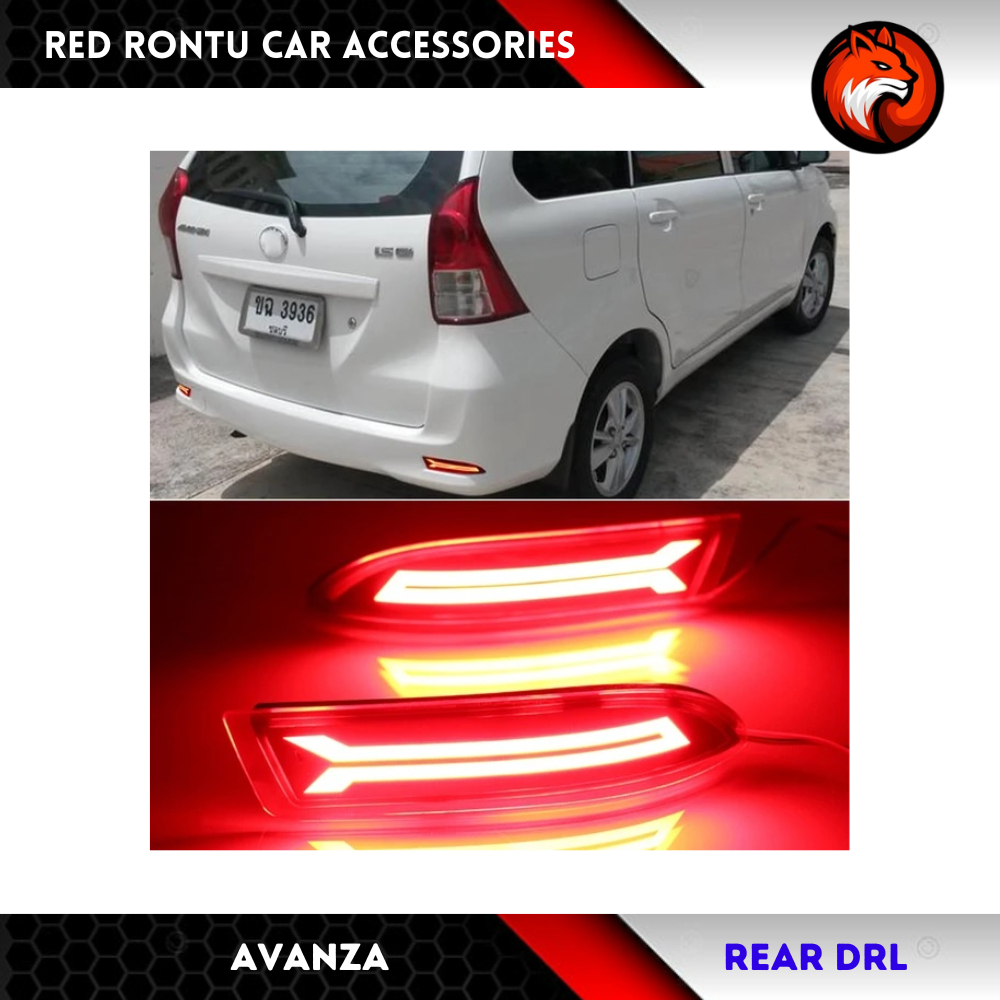 Toyota Avanza 2016-2021 Rear Bumper Light (LED) | Shopee Malaysia