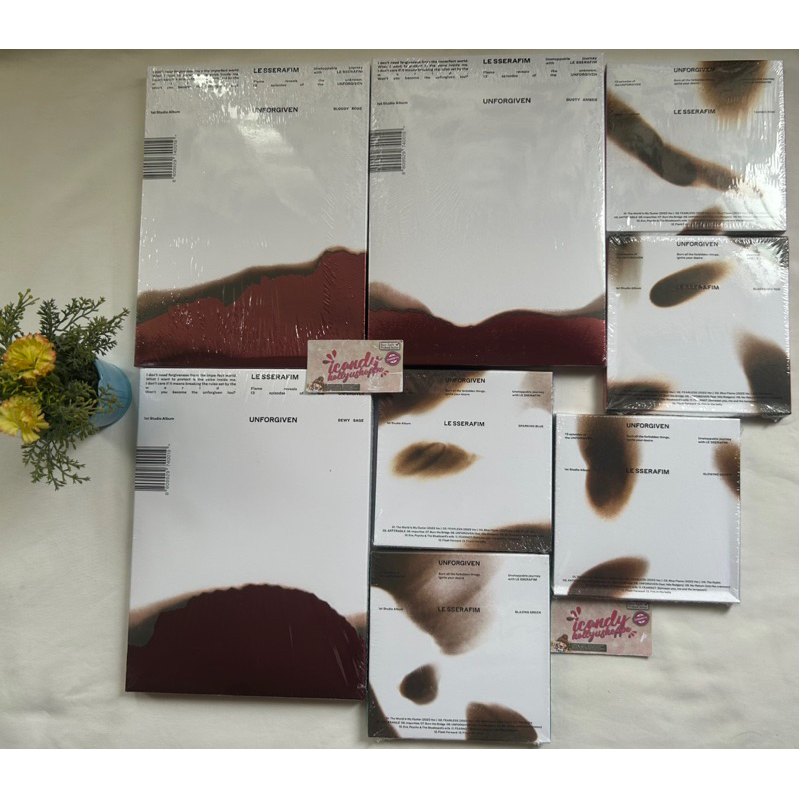 Le Sserafim Unforgiven Album Sealed Standard / Compact Version | Shopee ...