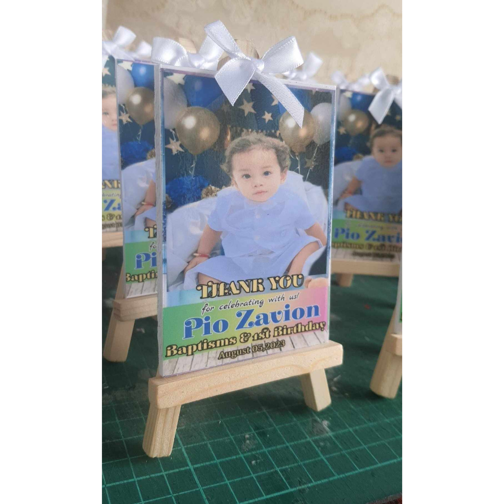 SOUVENIR SINTRA BOARD WITH MINI WOOD STAND, PLASTIC COVER, RIBBON min ...