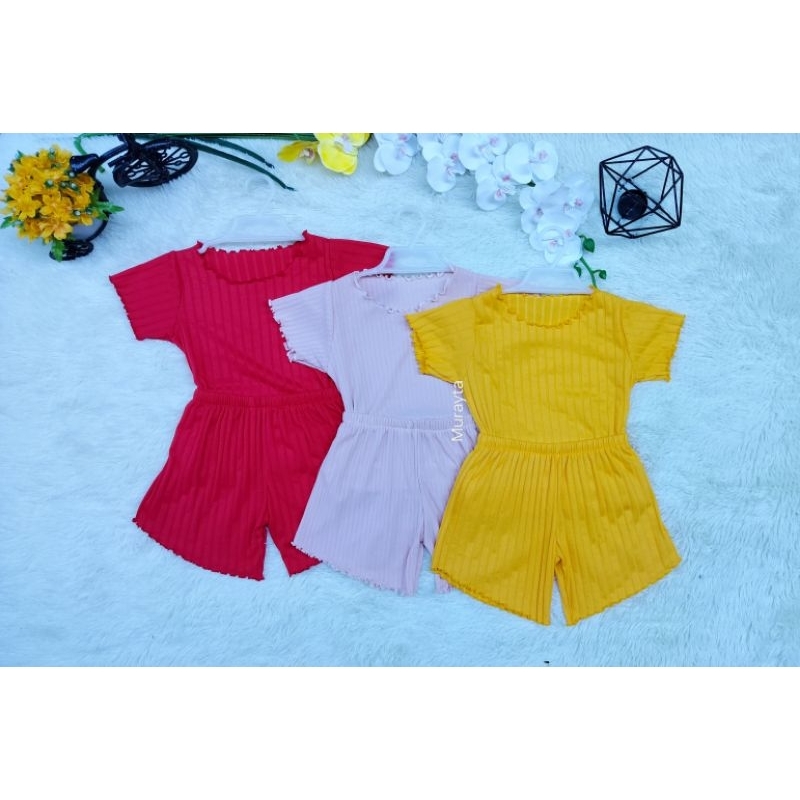 Knitted Terno Girls Plain 3yo up to 5yo | Shopee Malaysia
