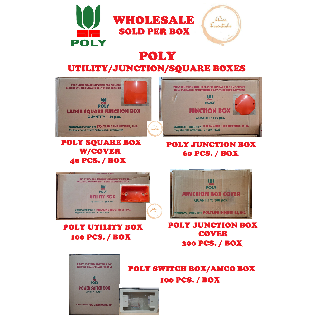 POLY Utility, Junction, Square Box and Switch Box | Shopee Malaysia
