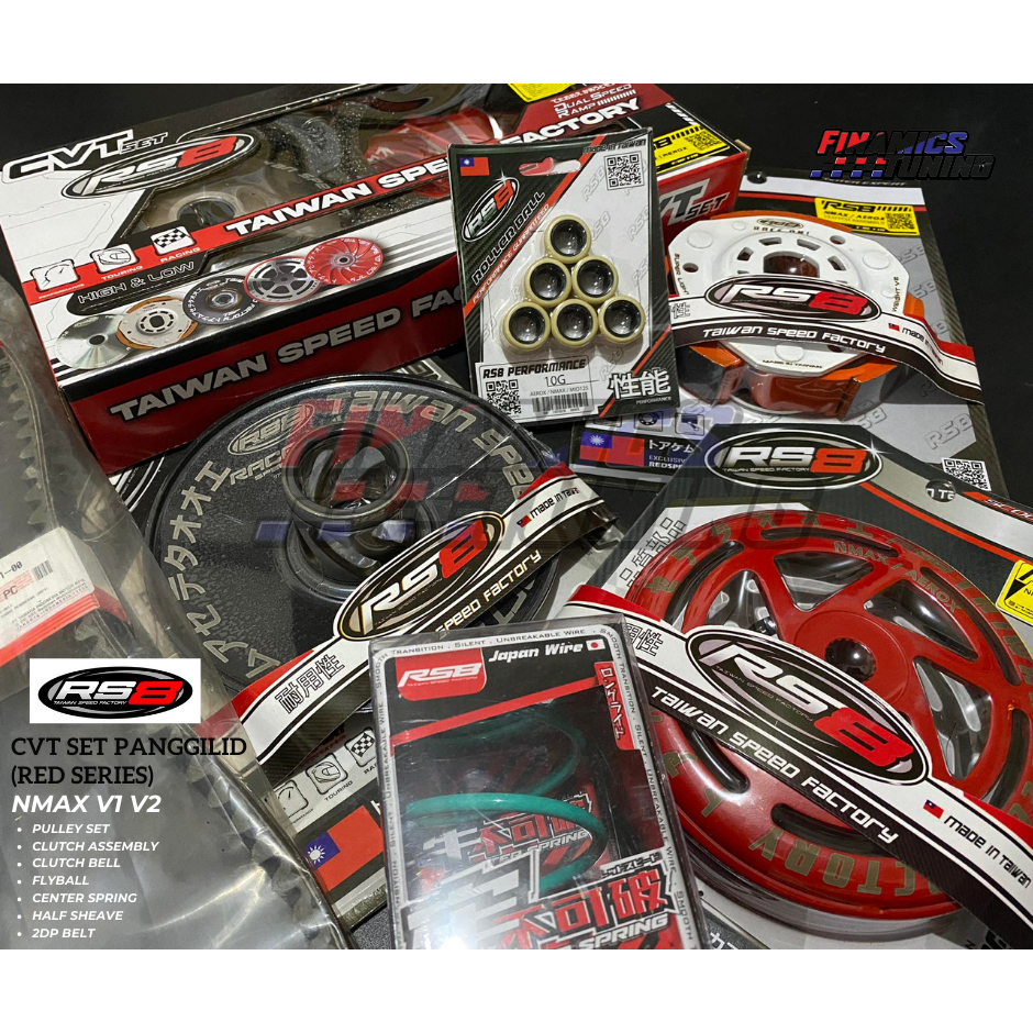 NMAX V1 V2 TARAGSIT RS8 CVT SET PANGGILID FOR NMAX V1 V2 REDSPEED V4.2 ...