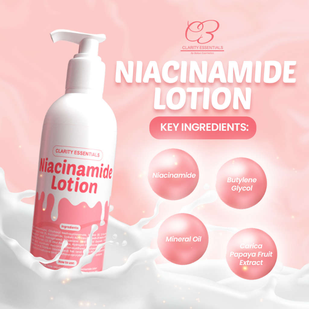 Niacinamide Lotion | CLARITY ESSENTIALS | Body Whitening Lotion ...