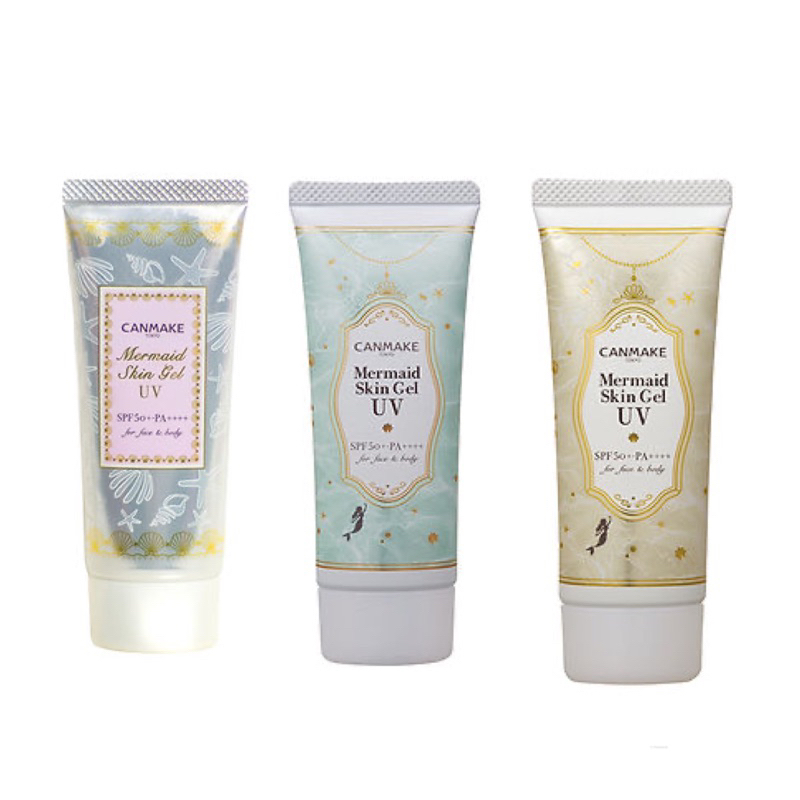 Canmake MERMAID SKIN GEL UV SUNSCREEN SPF50+ PA++++ (40g) | Shopee Malaysia