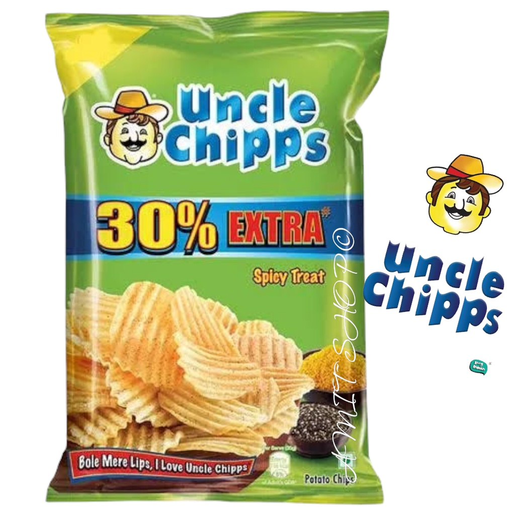 Uncle Chipps / Potato / 40grams + 12grams EXTRA | Shopee Malaysia