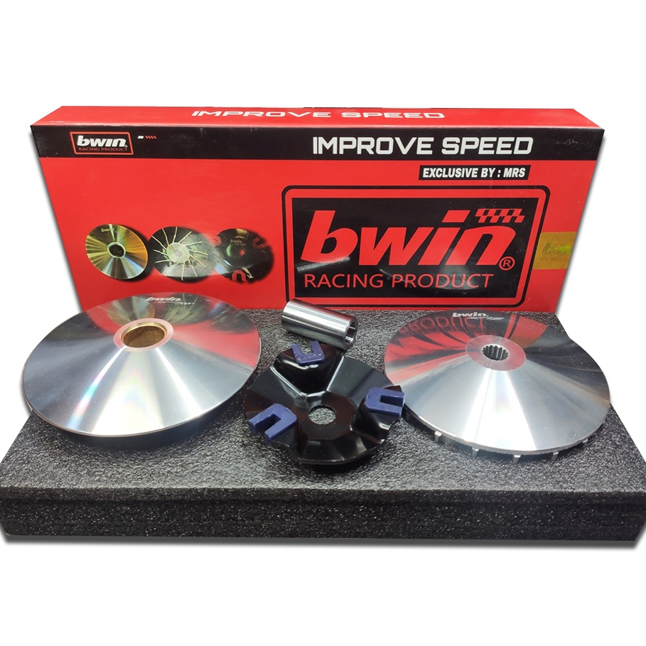 (SET) BWIN RACING PULLEY SET ( NO FLYBALL ) NMAX AEROX V1 V2 / CLICK ...