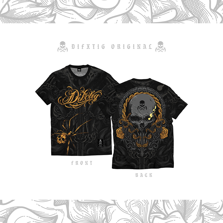 DIFXTIG CLOTHING - "GOLDEN CHAIN" FULLY SUBLIMATION PRINT - Unisex ...