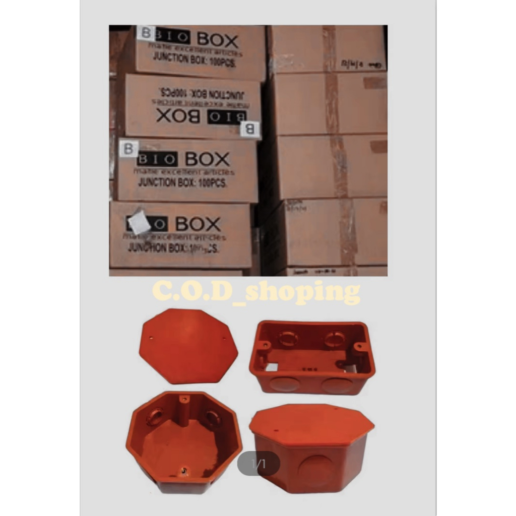 per box pvc orange Bio Junction box, Utility box, Junction box cover ...
