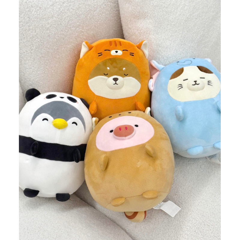 Animal Cosplay Plush Toy by Miniso (Penguin Panda Cat Shiba Elephant ...