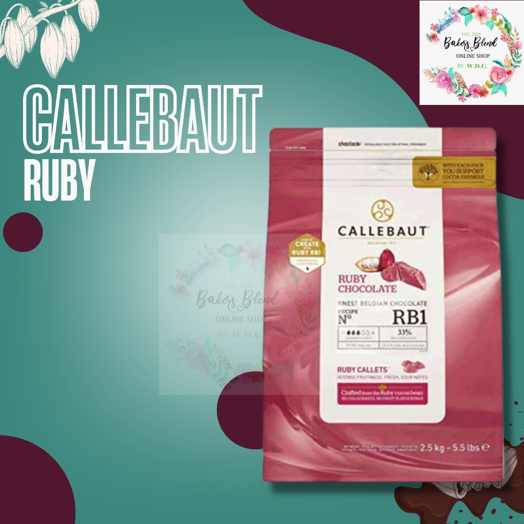 Callebaut Ruby Chocolate Callets (500g | 1kg) | Shopee Malaysia
