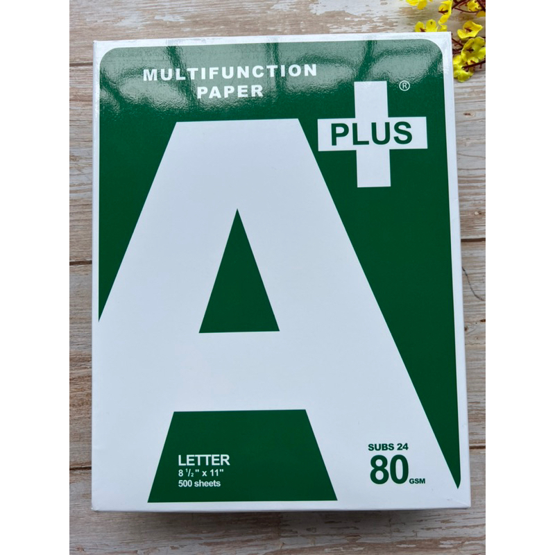 A Plus Bond Paper 80gsm sub 24 Short (1ream / 500 sheets) | Shopee Malaysia