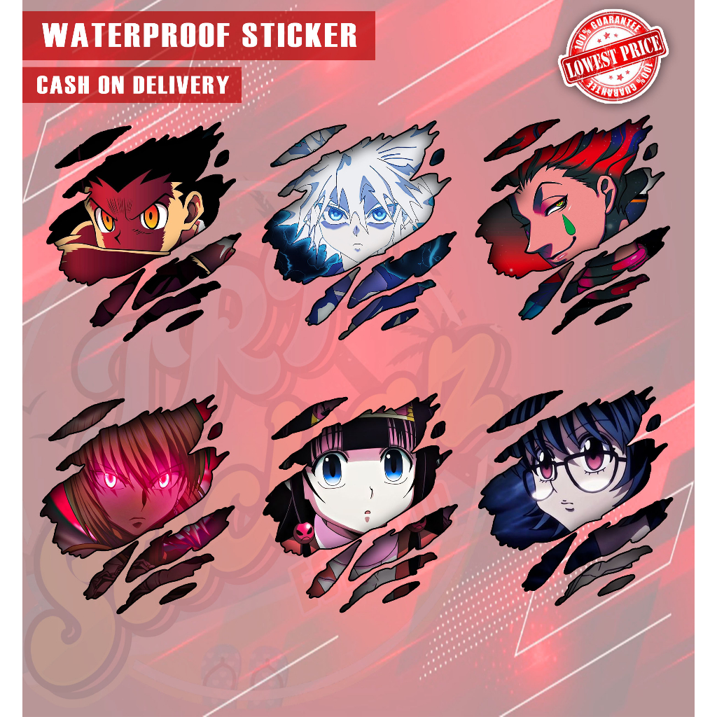 Hunter X Hunter SCRATCH Anime Waterproof Sticker | Shopee Malaysia