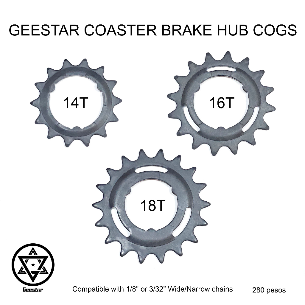 Geestar Coaster Brake Hub Cogs Foot Brake Back Reverse Pedal Single ...