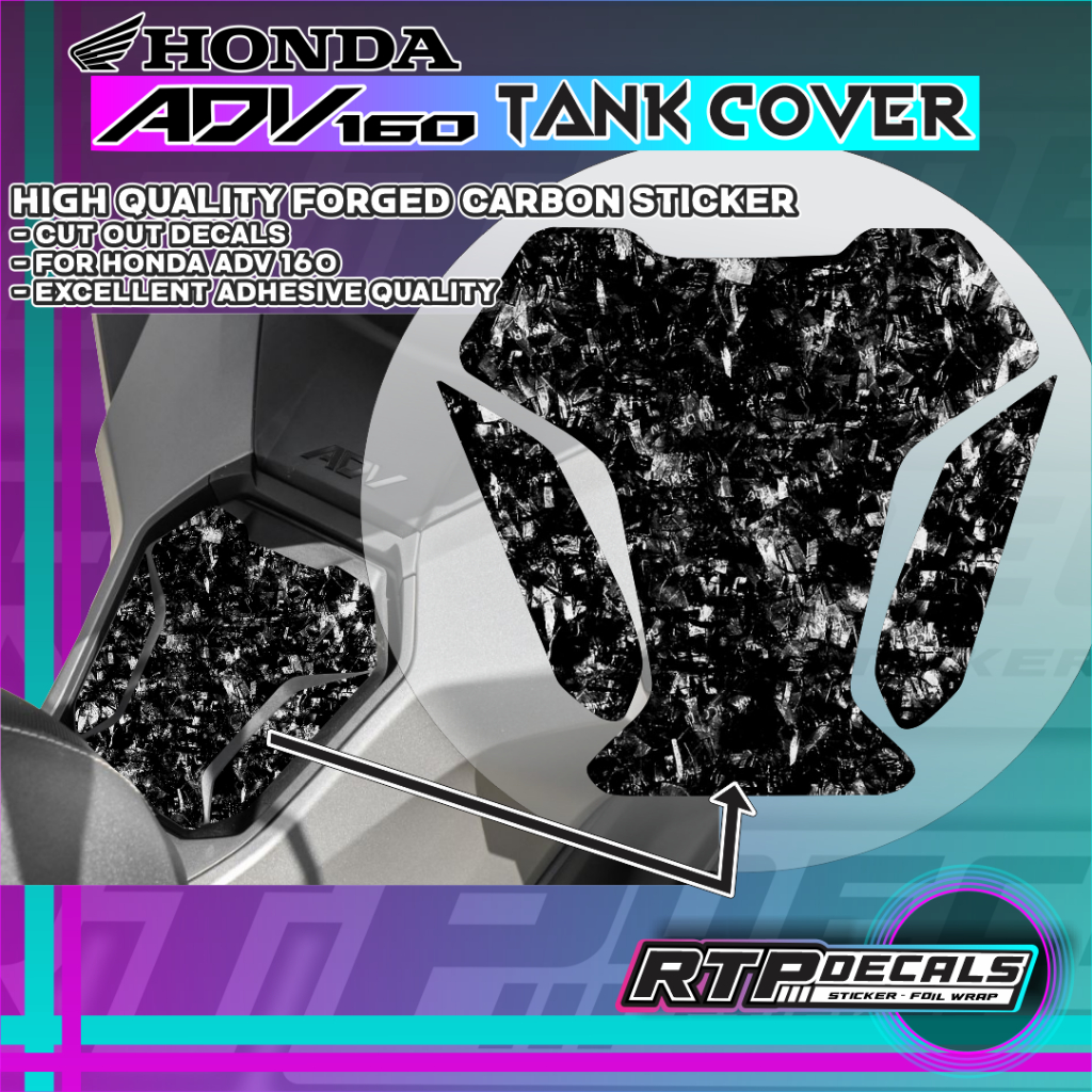 HONDA ADV 160 GASK TANK COVER AVAILABLE ALL DESIGN CUT OUT STICKER ...