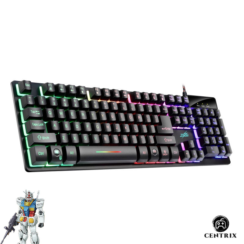 Centrix x Zeus K003 ( Darth-Vader ) Real RGB Mechanical Gaming Keyboard ...