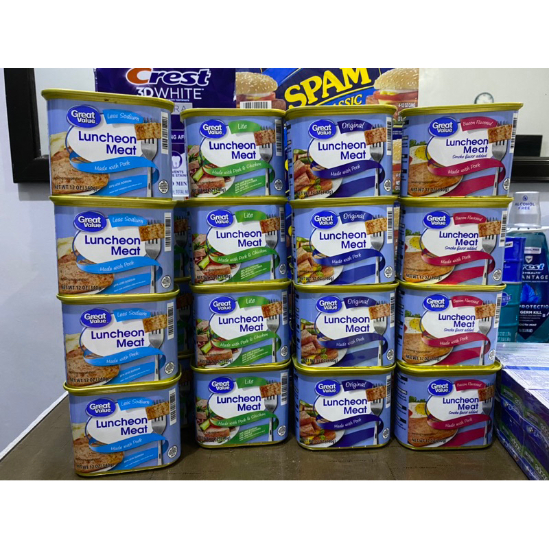 GREAT VALUE LUNCHEON MEAT 340g. | Shopee Malaysia