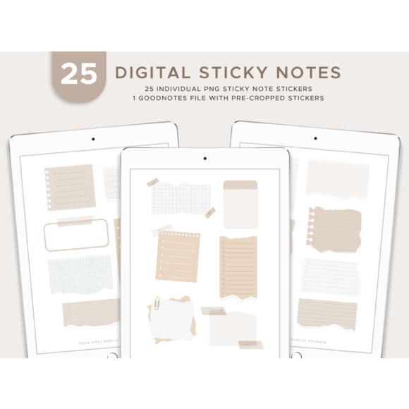 Digital Planner Sticky Note Stickers | Shopee Malaysia