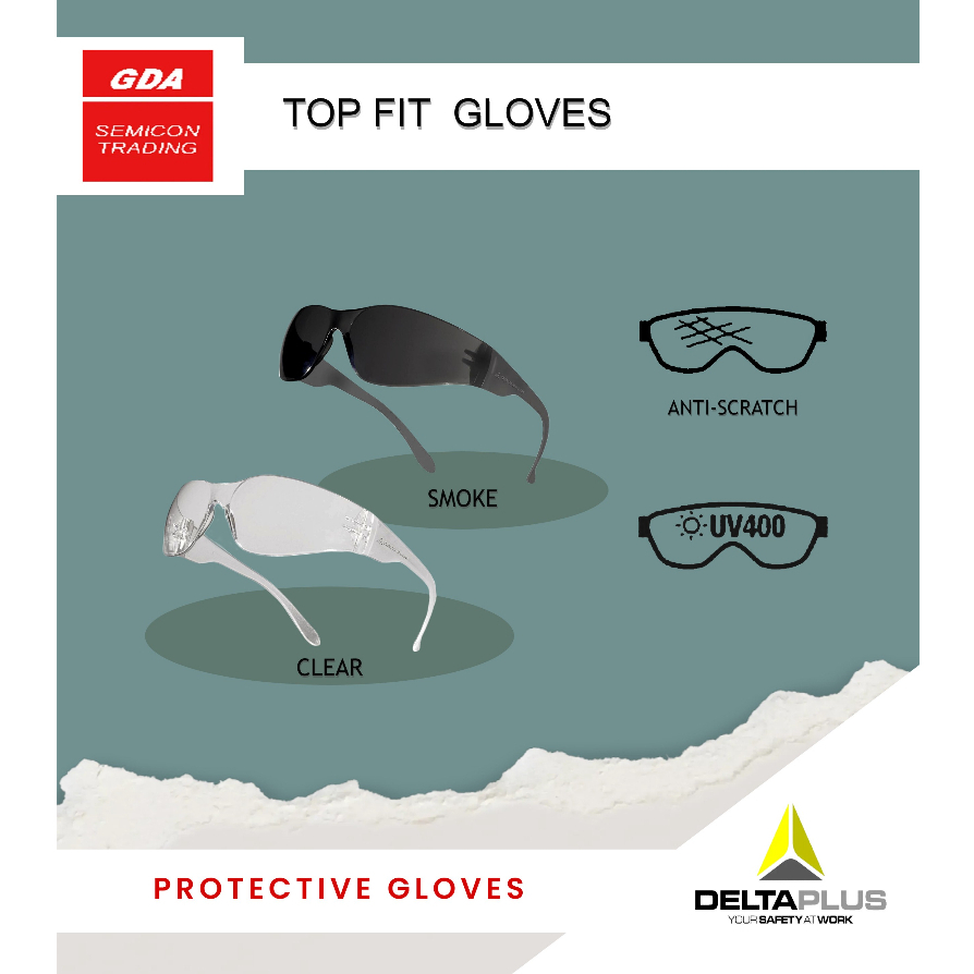 Delta Plus Brava2 Safety Glass (10 pcs) | Shopee Malaysia