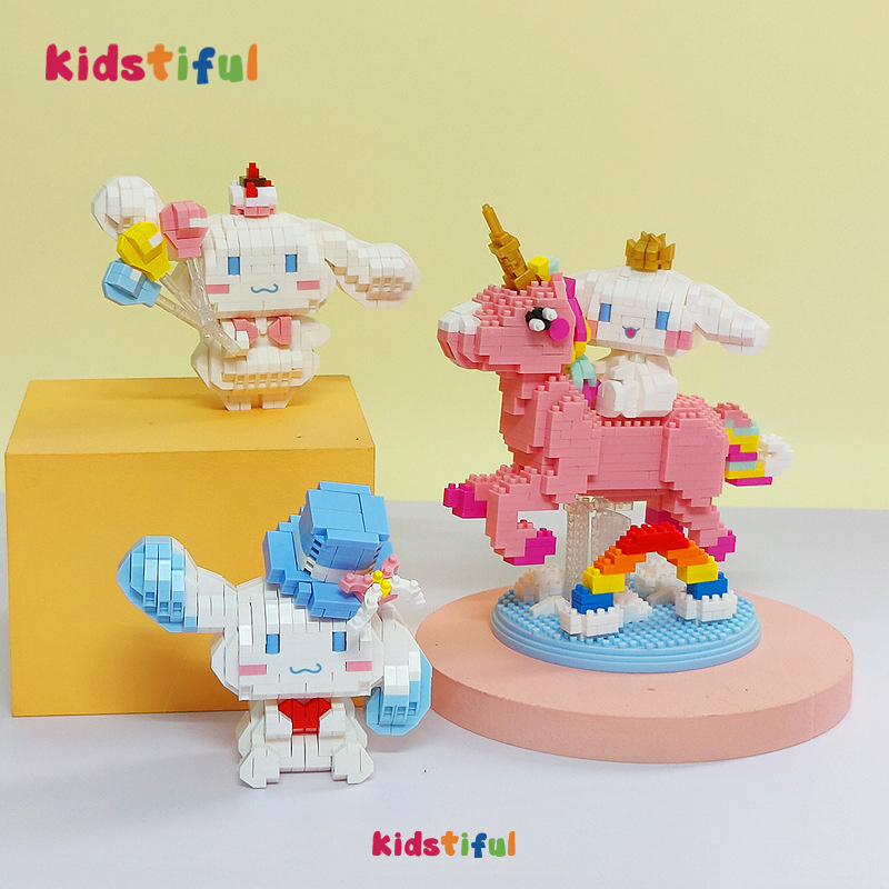 Building Blocks Toys Mini Sanrio Cinnamoroll Cute Cartoon Toys DIY Gift ...