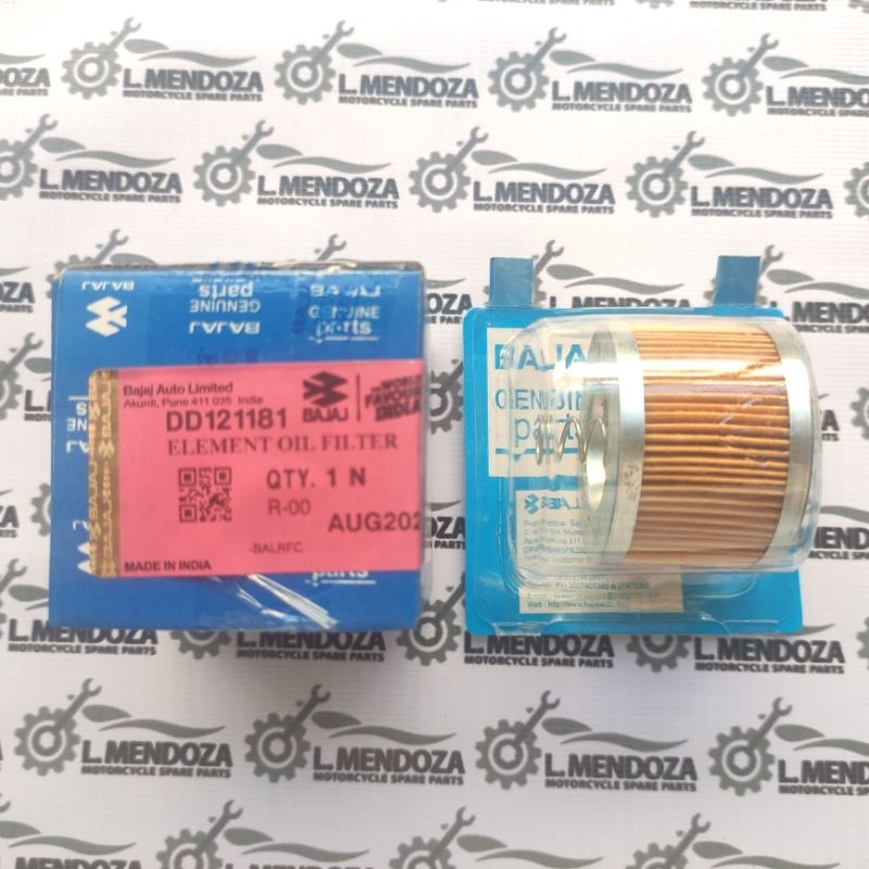 CT 125 Boxer CT 150 Rouser 135 NS 125 Element Oil Filter DD121181 (New ...