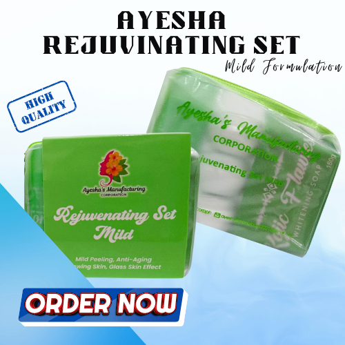 AYESHA REJUVENATING SET GREEN MILD FORMULATION EASY TO USE (new packaging) | Shopee Malaysia