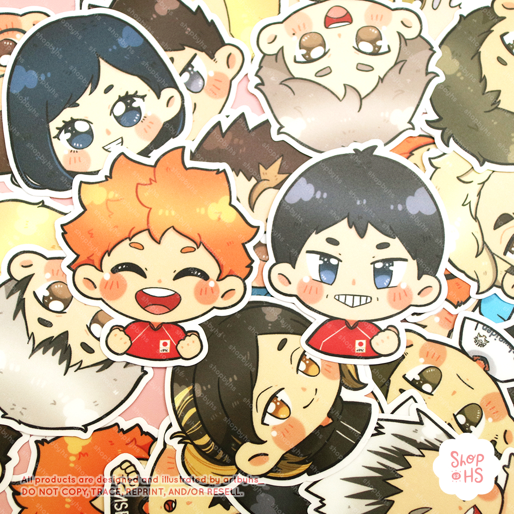 Haikyuu!! Timeskip Vinyl Stickers | Shopee Malaysia