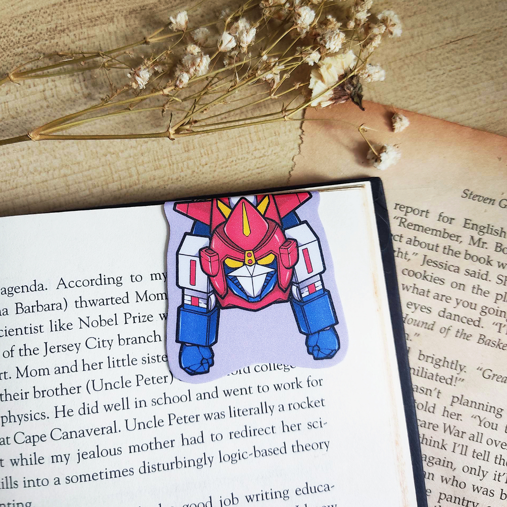 Voltes V Robot Chibi Magnetic Bookmark | Shopee Malaysia