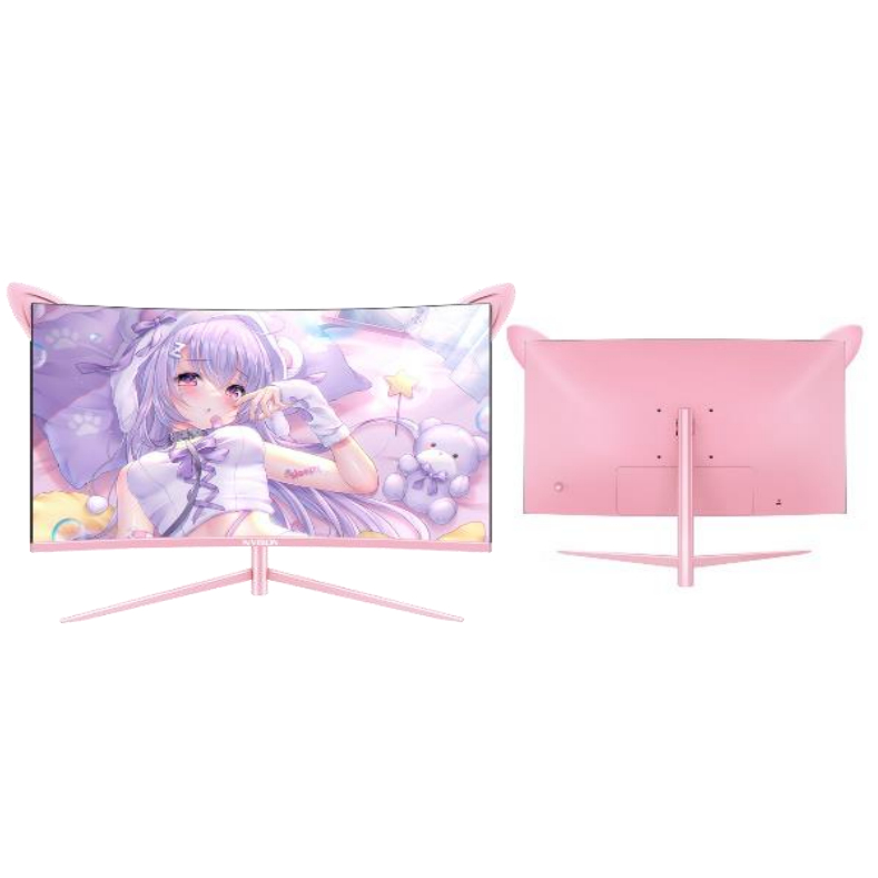 NVISION IN27FGP 27" PINK NVISION 32"/27"Gaming Monitor Curved Frameless ...