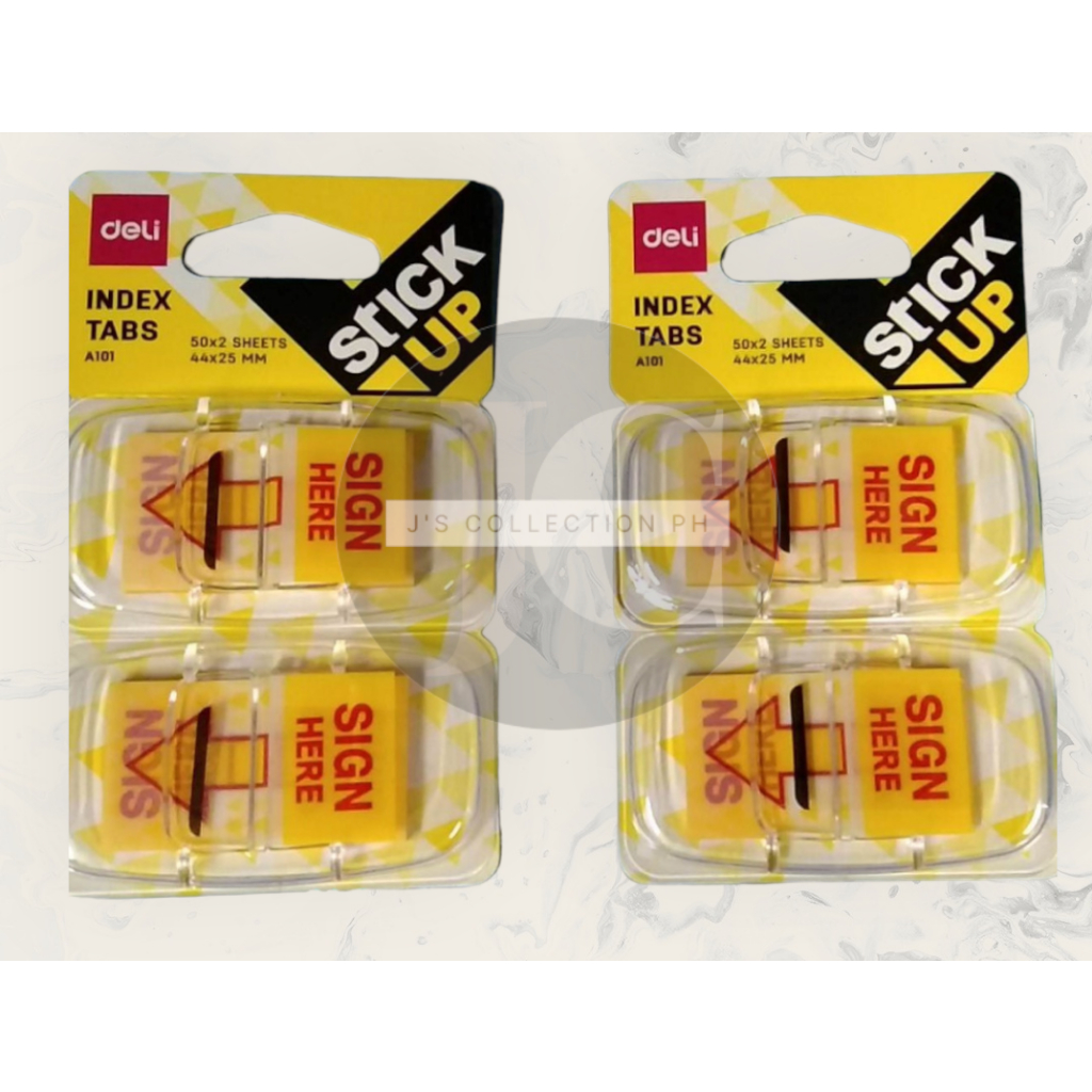 DELI SIGN HERE INDEX TABS (SOLD PER SET) | Shopee Malaysia