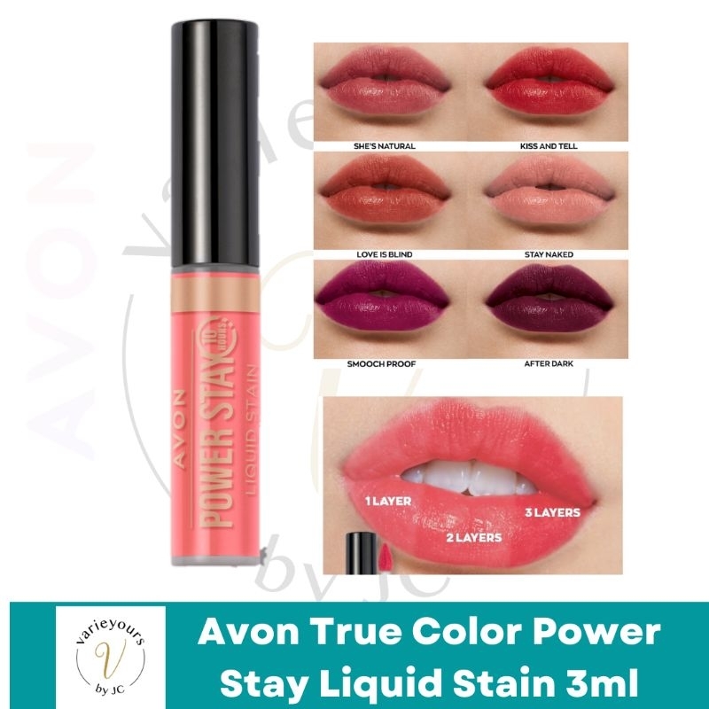 Avon True Power Stay 10 hours Liquid Stain 3ml | Shopee Malaysia