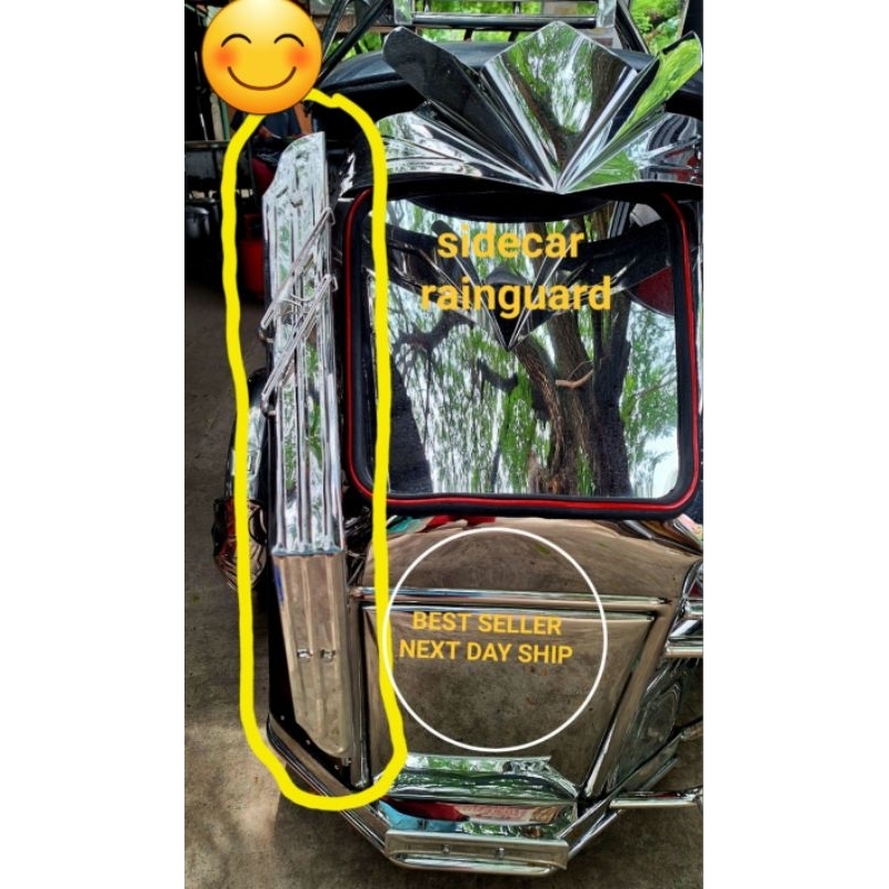Stainless Sidecar Rainguard | For Sidecar & Tricycle Accessories | RPL ...