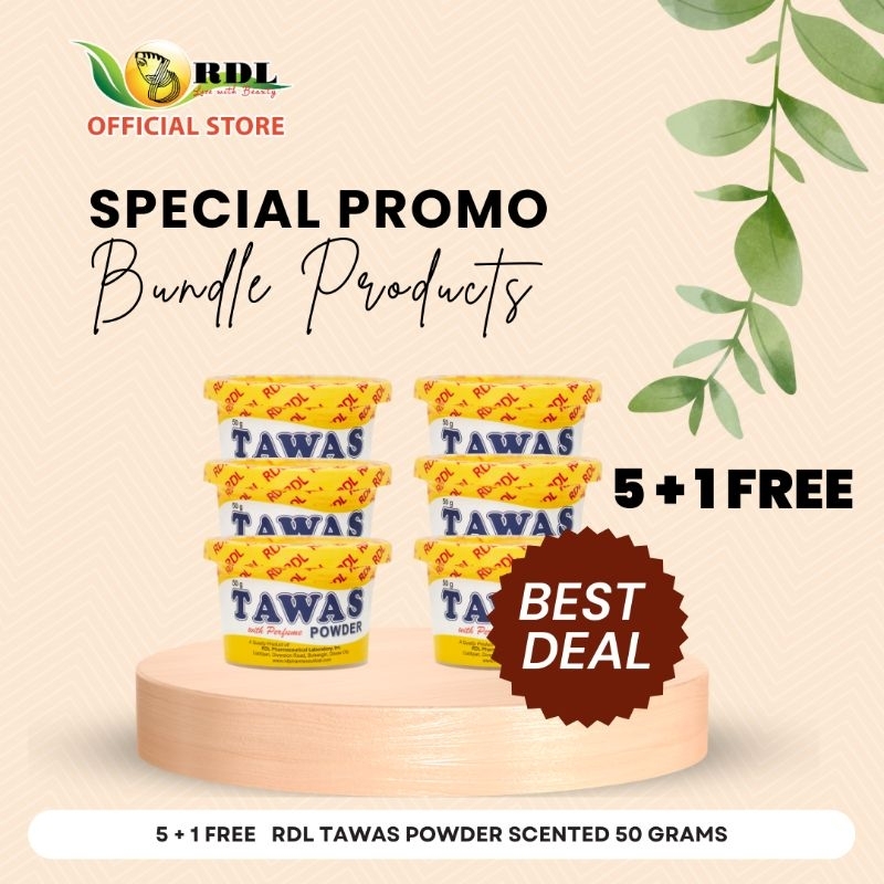RDL Tawas Powder Scented 5+1 (YELLOW) | Shopee Malaysia