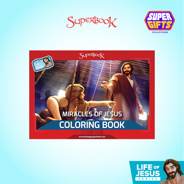 Superbook Miracles of Jesus Coloring Book | Shopee Malaysia