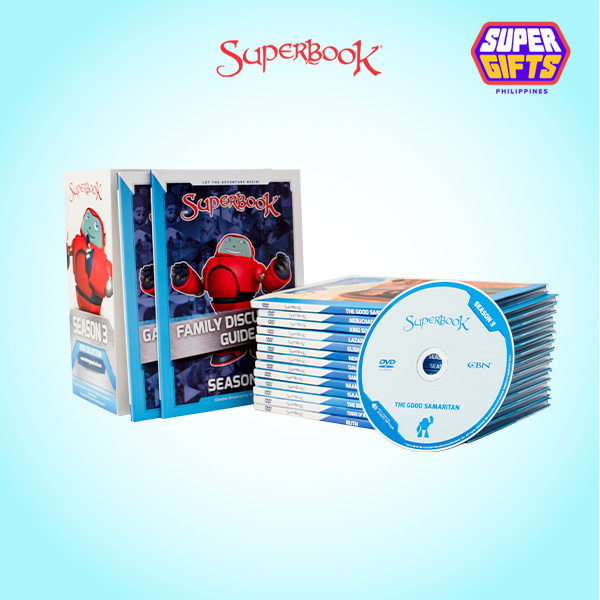 Superbook DVD set Season 3 with FREE Family Discussion Guide in English ...