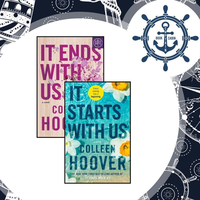 Colleen Hoover Set - It Ends With Us & It Starts With Us Bundle with ...