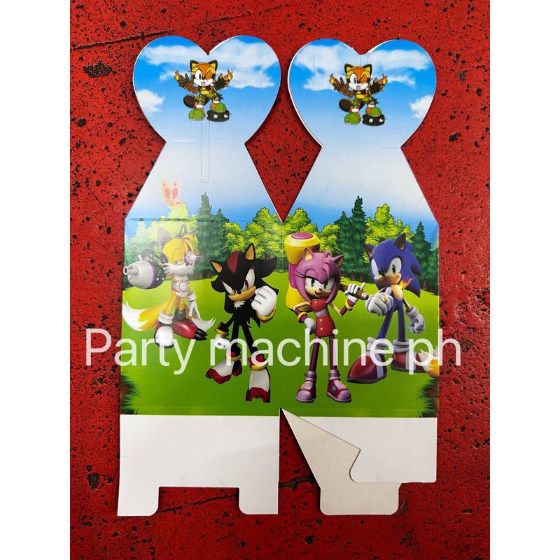 12pcs Sonic the hedgehog candy box / loot box / gift box | Shopee Malaysia