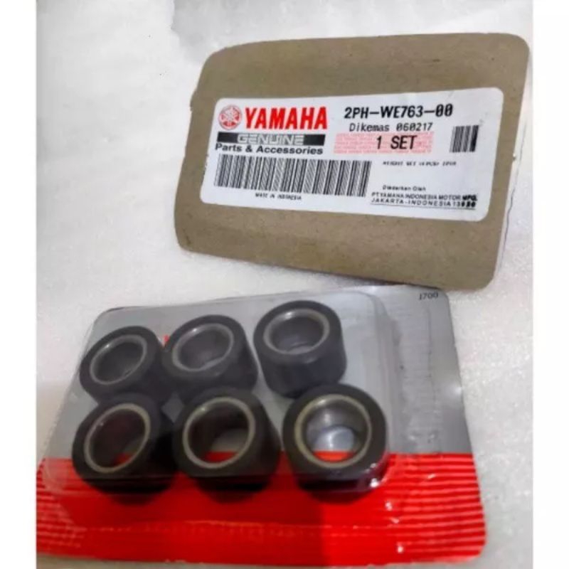 Yamaha Flyball Roller weight(12g) Mio i 125,M3 , Soul i125,Aerox ,Nmax ...