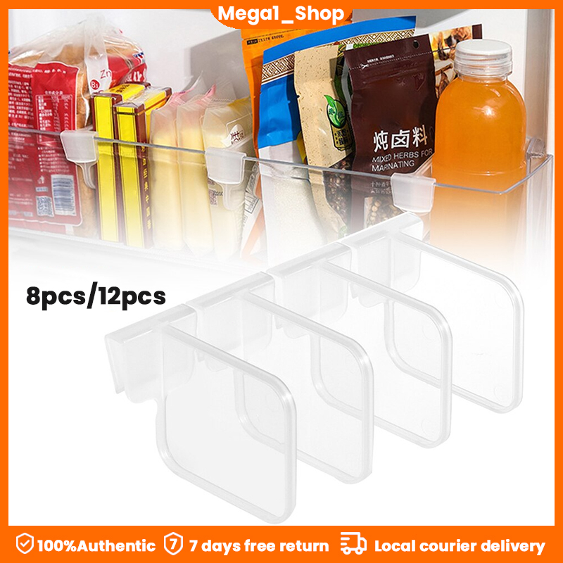 Refrigerator Storage Partition Retractable Plastic Divider Storage ...