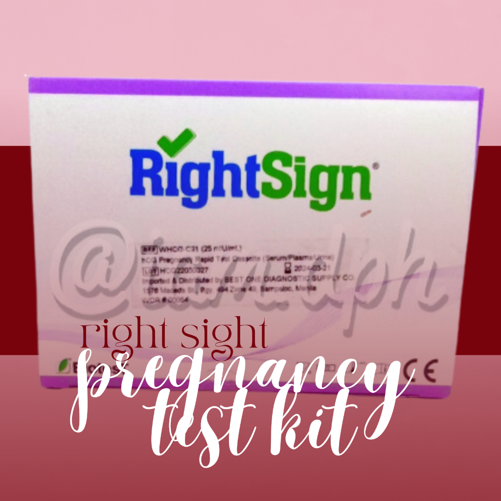 Right Sign Urine Pregnancy Test Strip [Discreet Pack] (Sold Per Box ...