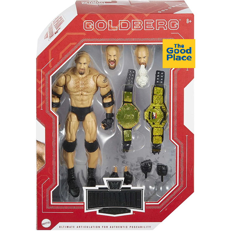 MATTEL WWE Ultimate Edition Goldberg Fan Takeover with Breath Effect ...